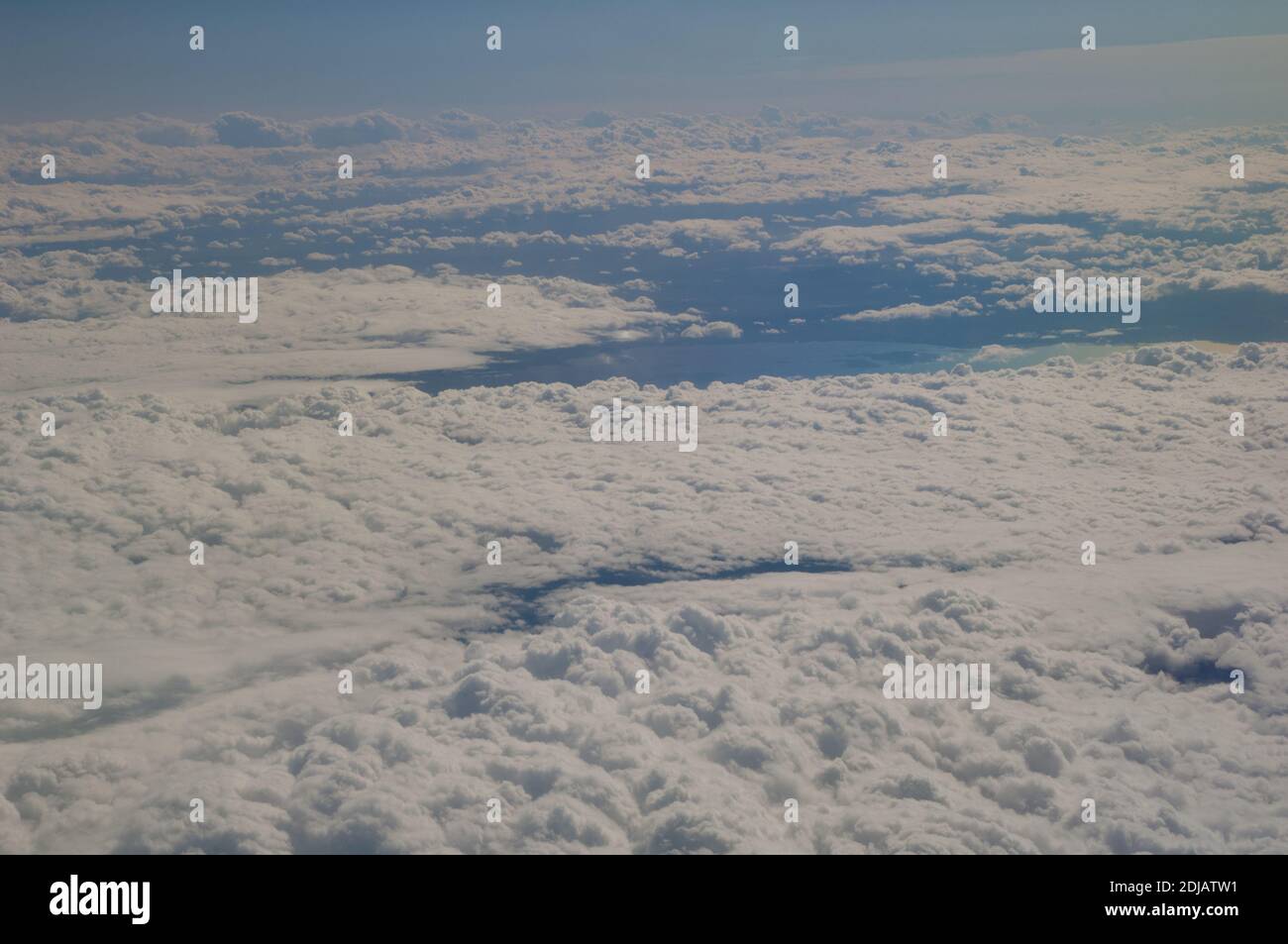 Cloudscape view from an airplane on the turkish territory. Turkey Stock ...