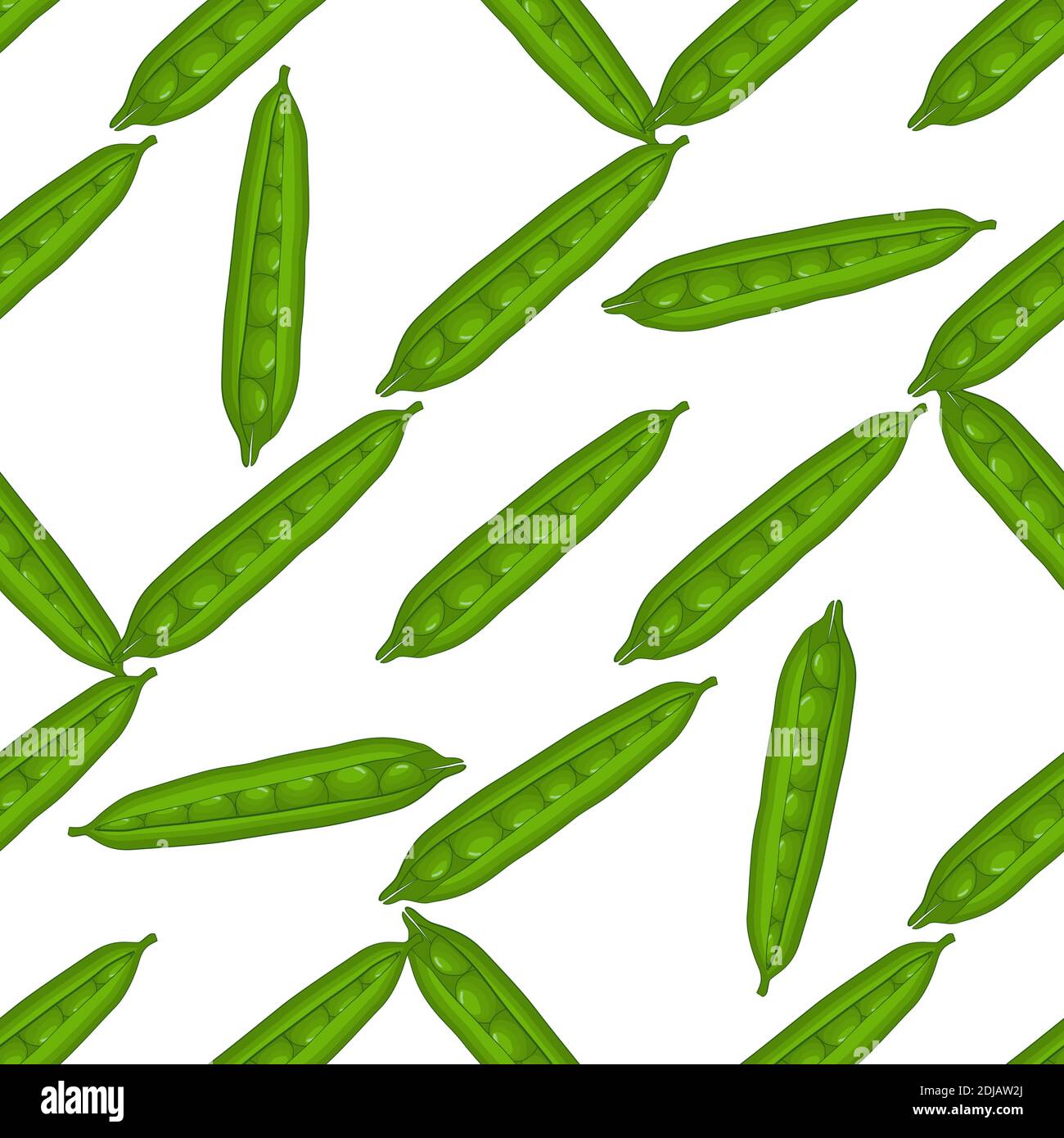 Illustration on theme of bright pattern green peas, vegetable pod for ...