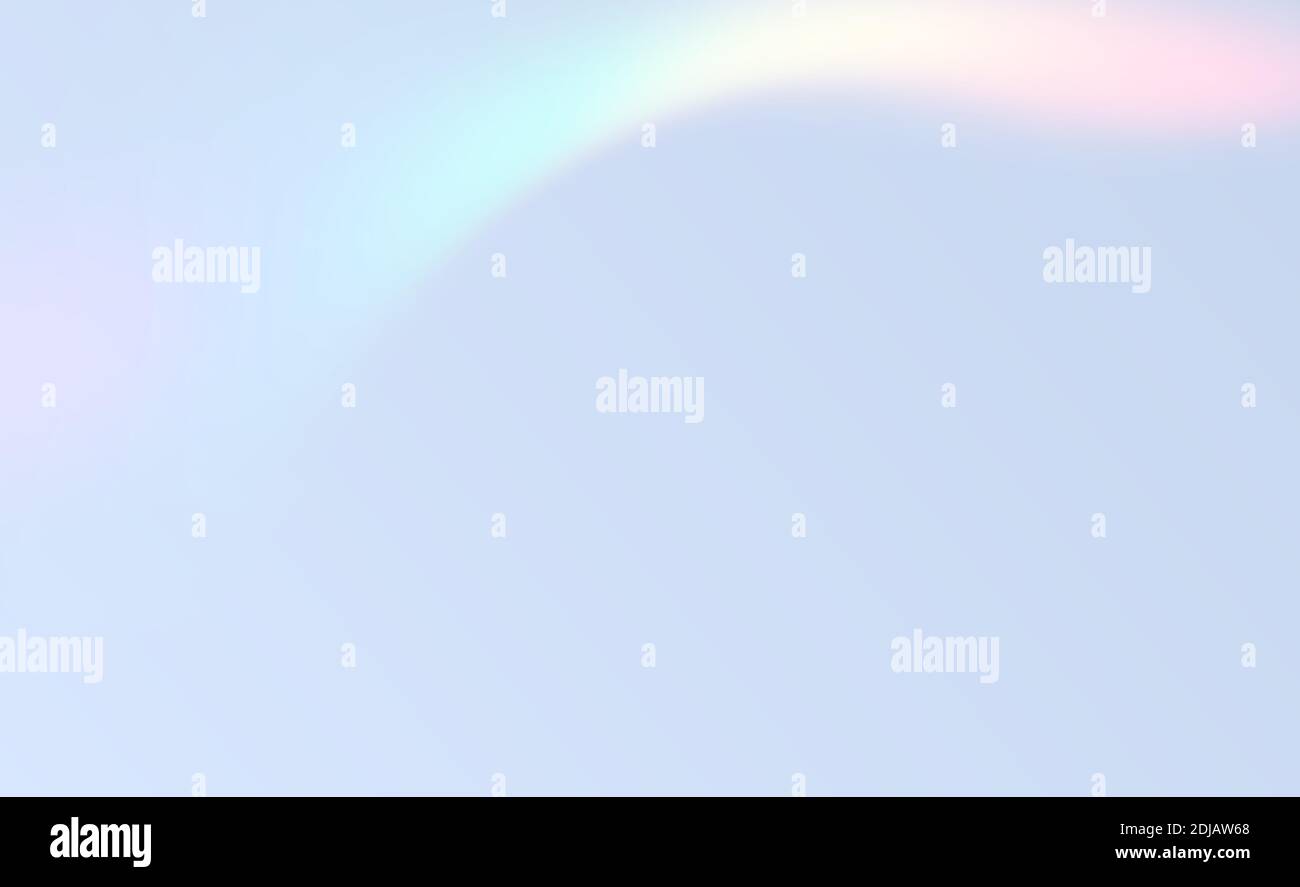 Refraction effect, wall with rainbow sunlight, holographic rays with ...