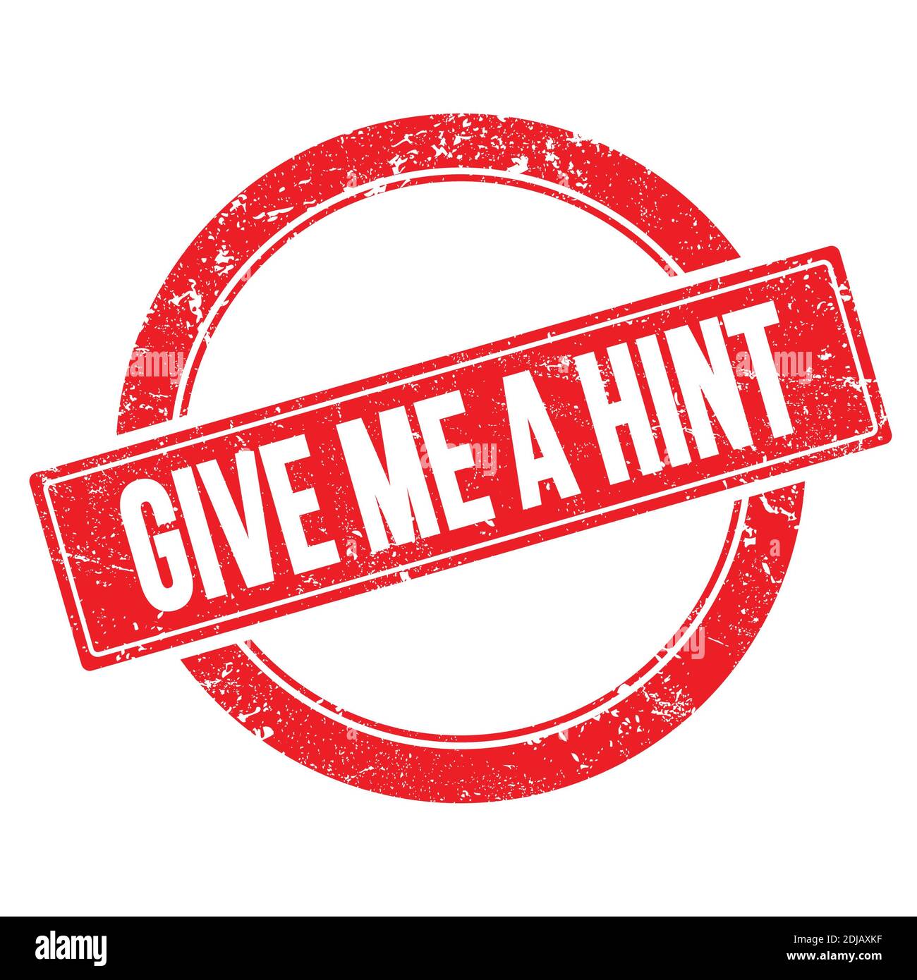 Give me a hint stamp hi-res stock photography and images - Alamy