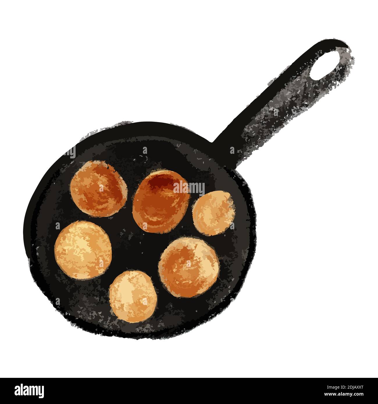 Plate delicious pancakes in Stock Vector Images - Alamy