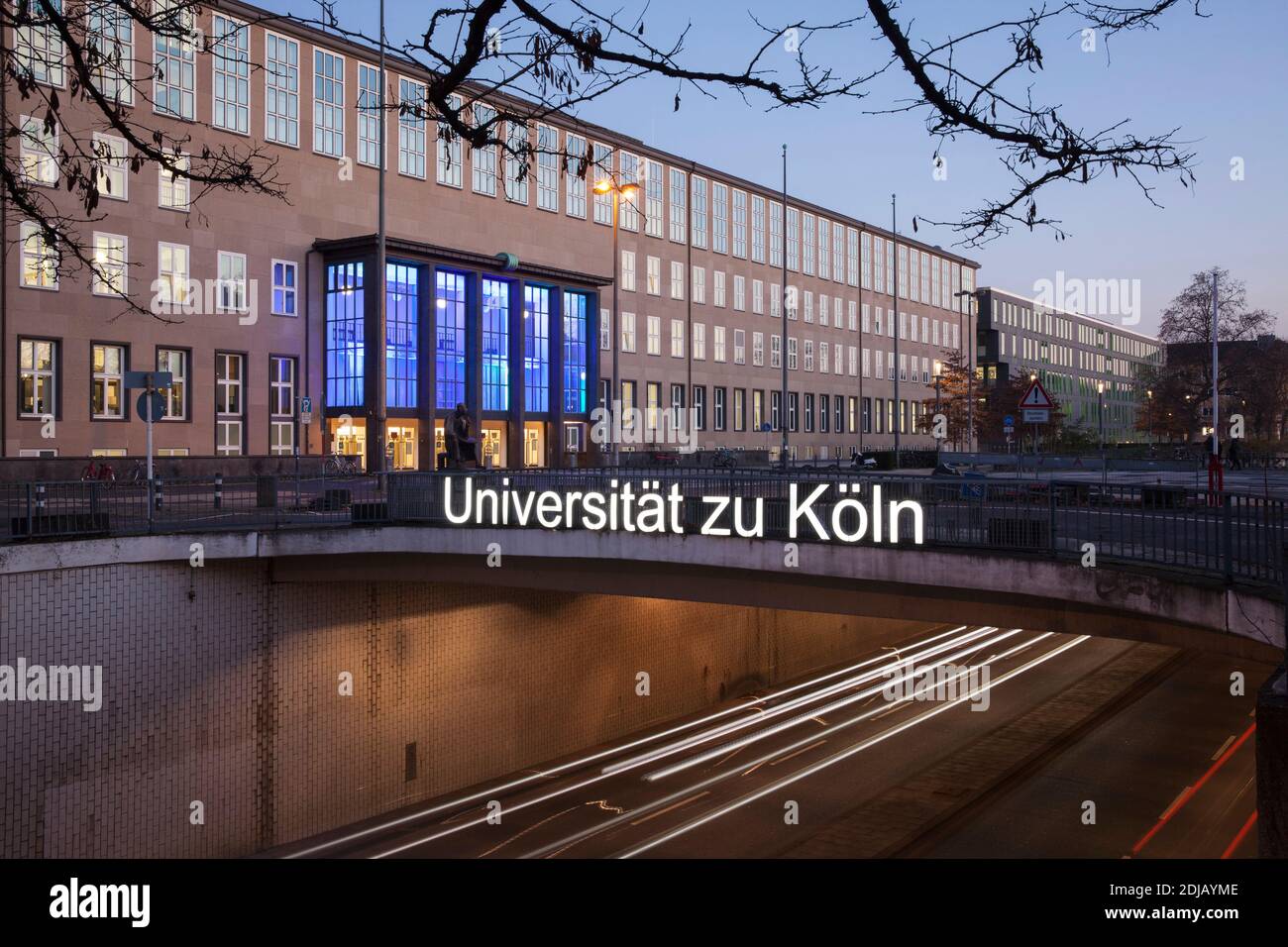 main building of the University of Cologne at the Albertus-Magnus ...