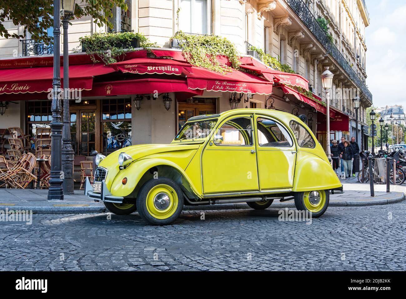 Nice Classic Citroen 2cv in the street Stock Photo - Alamy