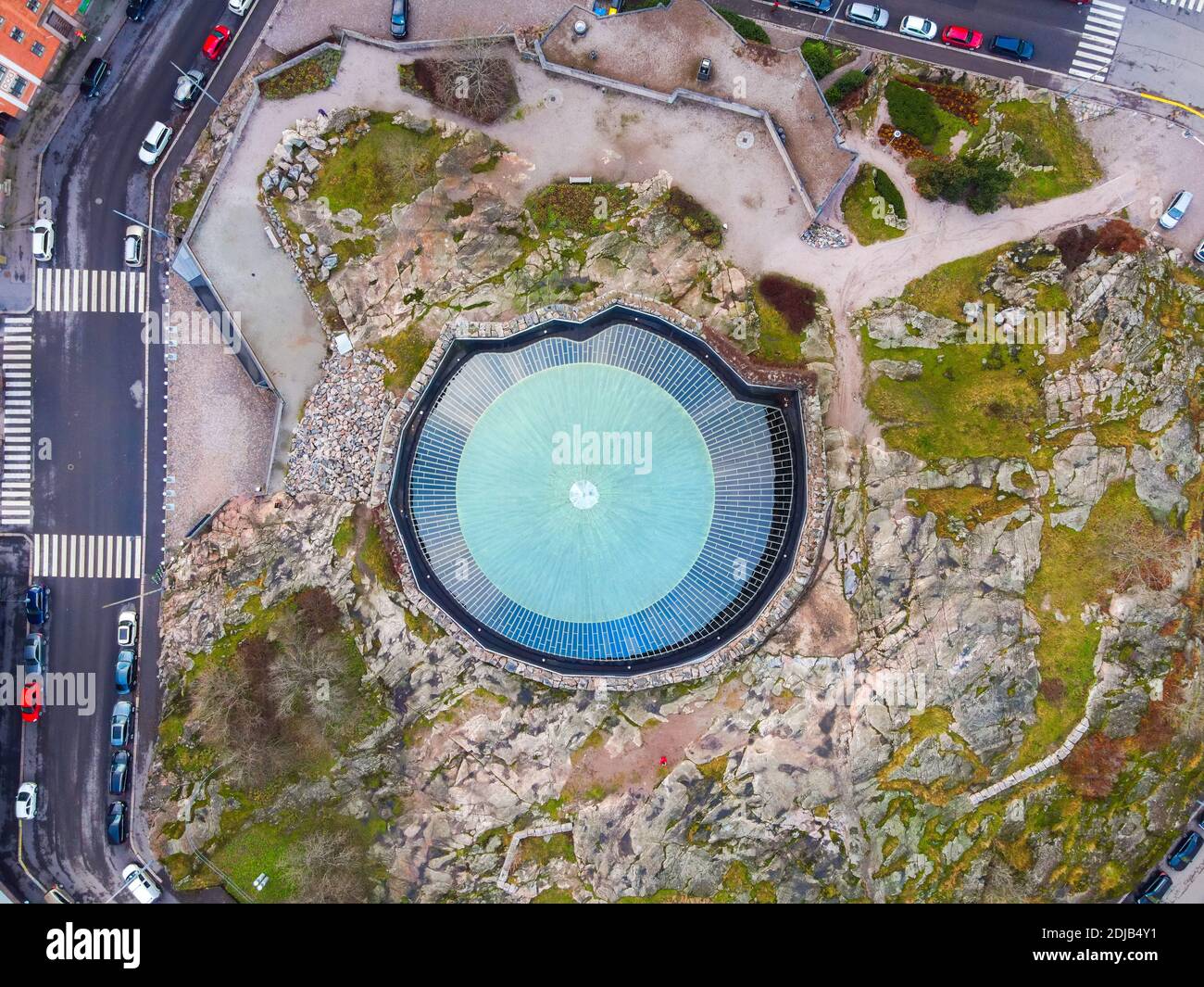 Aerial view cathedral rock in hi-res stock photography and images - Alamy