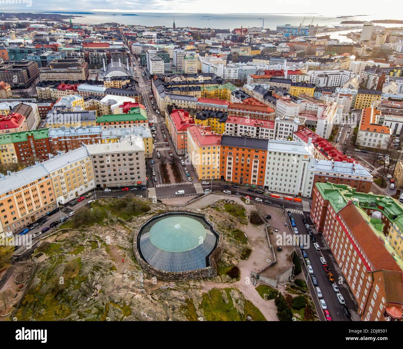 Aerial view cathedral rock in hi-res stock photography and images - Alamy