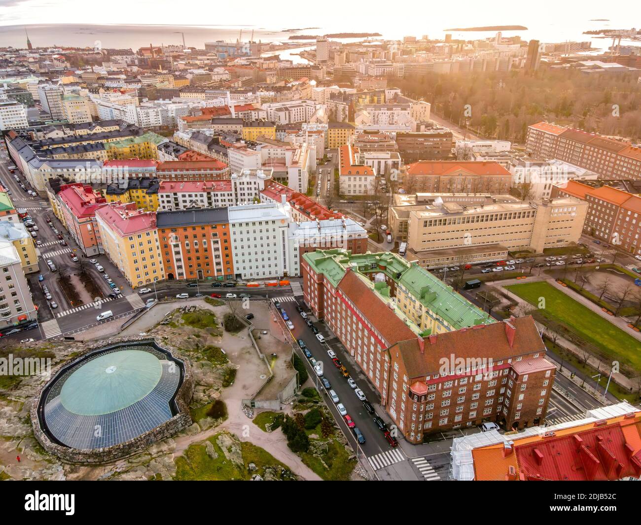 Aerial view of Helsinki. Finland Stock Photo - Alamy