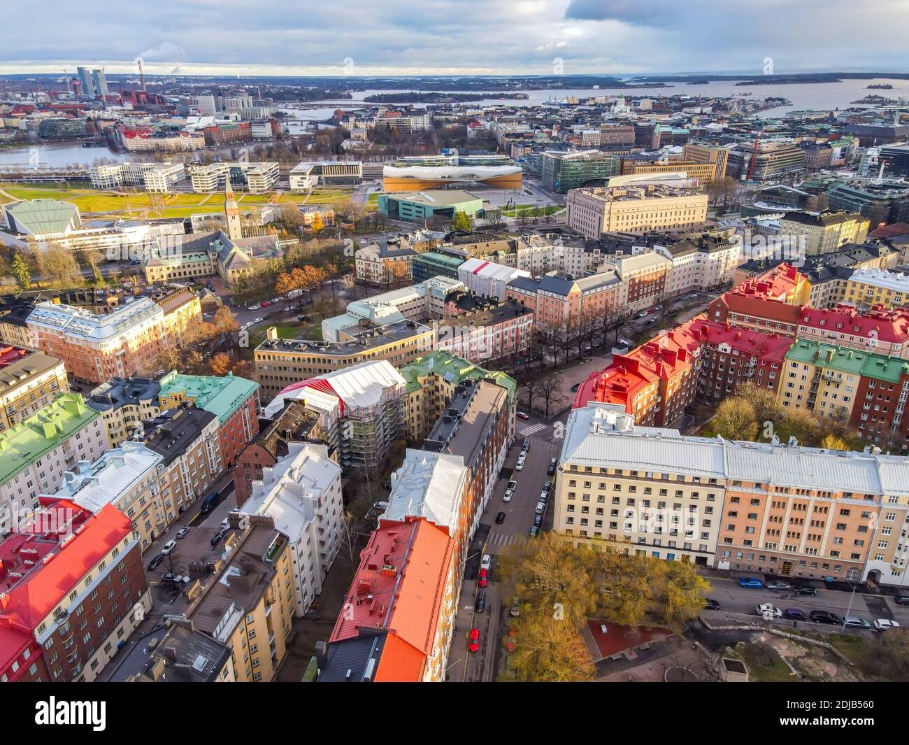 Aerial view of Helsinki. Finland Stock Photo - Alamy