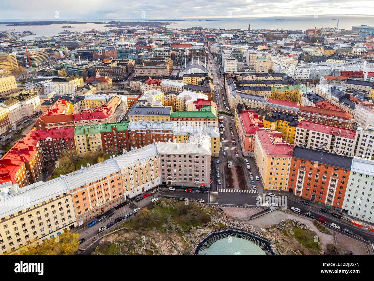 Aerial view of Helsinki. Finland Stock Photo - Alamy