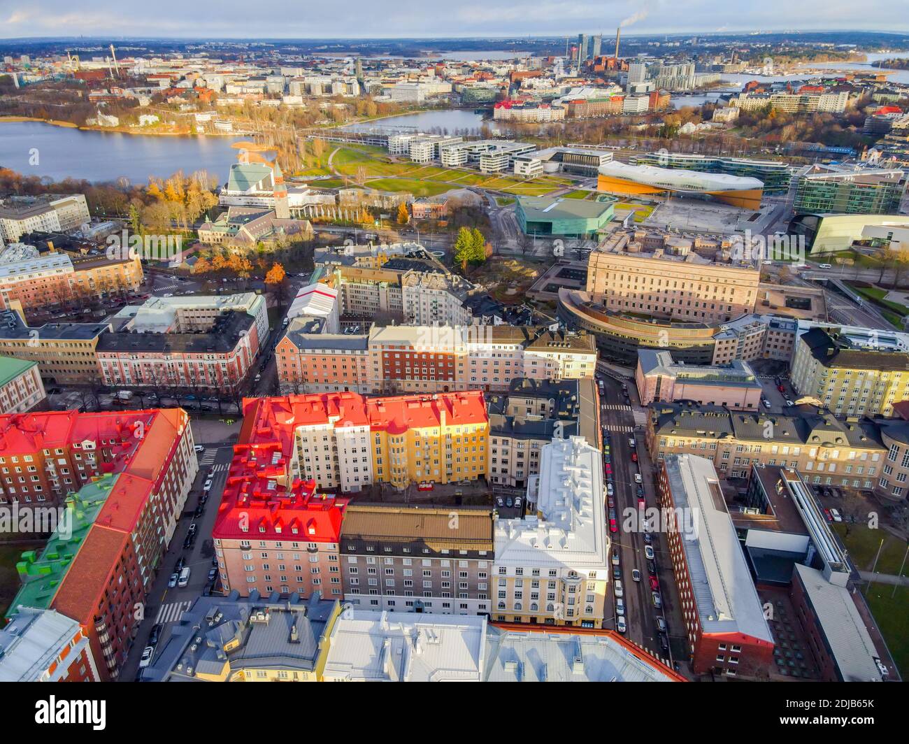 Aerial view of Helsinki. Finland Stock Photo - Alamy