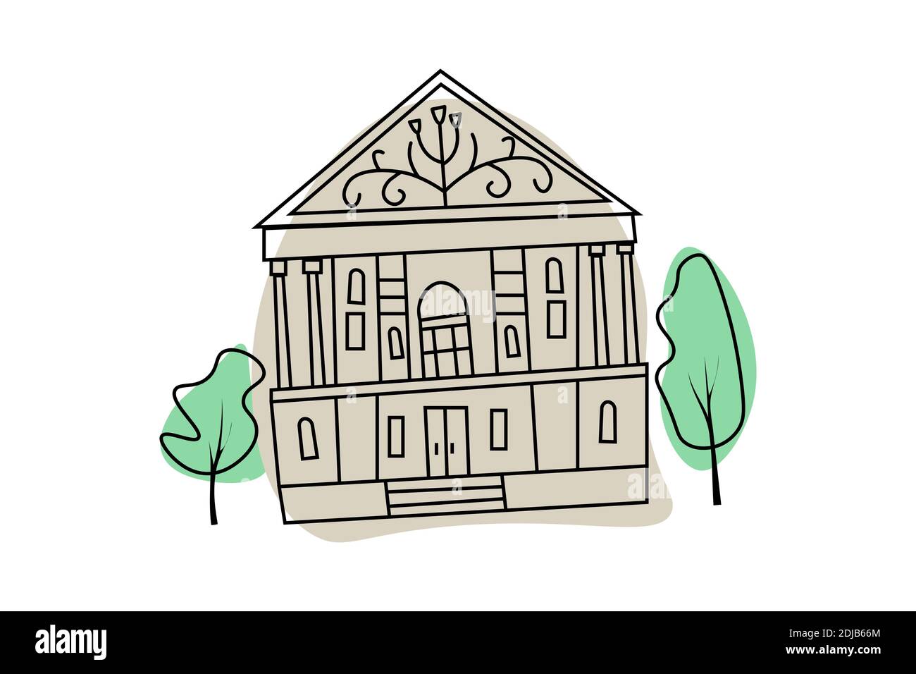 Theatre vector hand drawn illustration Stock Vector Image & Art - Alamy