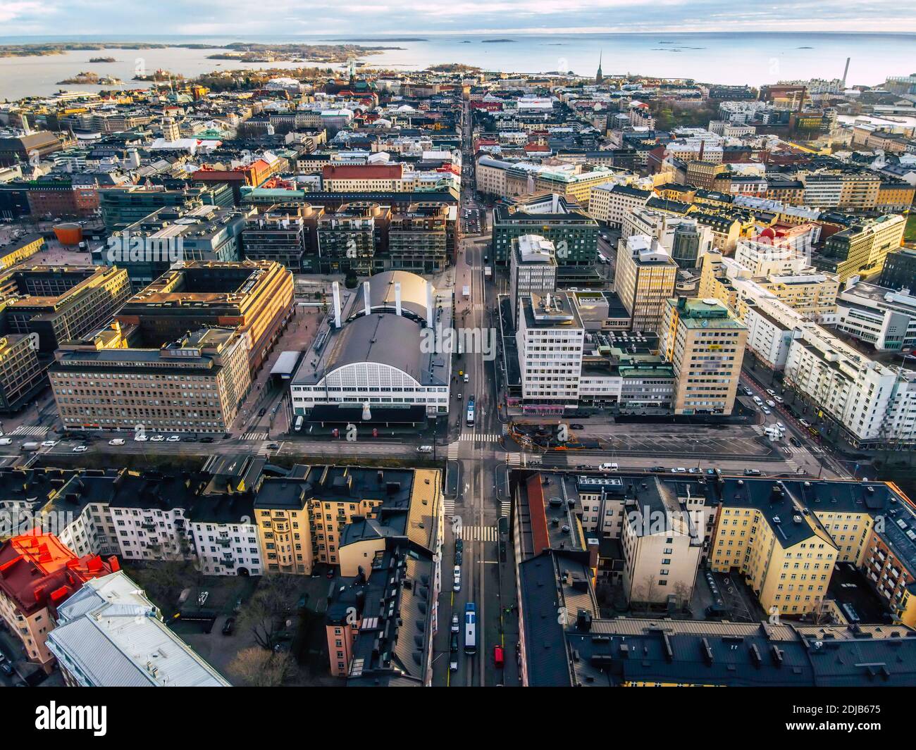 Aerial view of Helsinki. Finland Stock Photo - Alamy