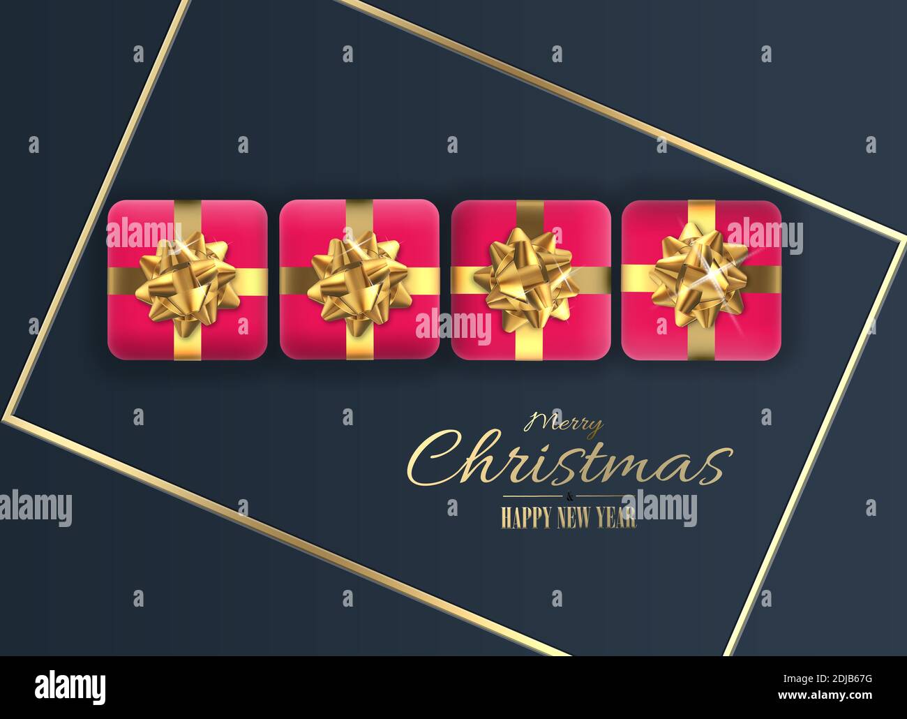 Render box gift boxes text hi-res stock photography and images - Alamy