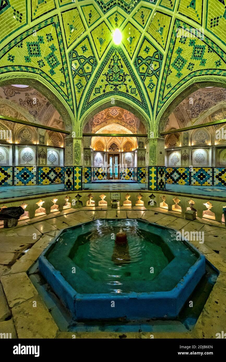 October 23, 2018. Hammam Sultan Mir Ahmad house, Kashan, Iran Stock ...