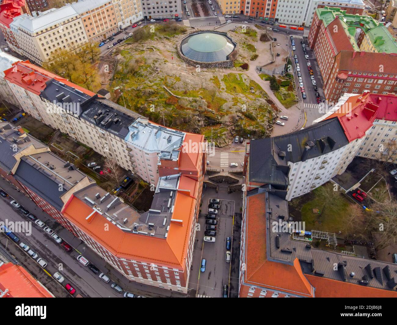 Aerial view of Helsinki. Finland Stock Photo - Alamy