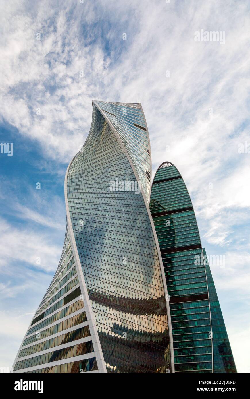 The tower evolution moscow city moscow moscow city moscow hi-res stock ...