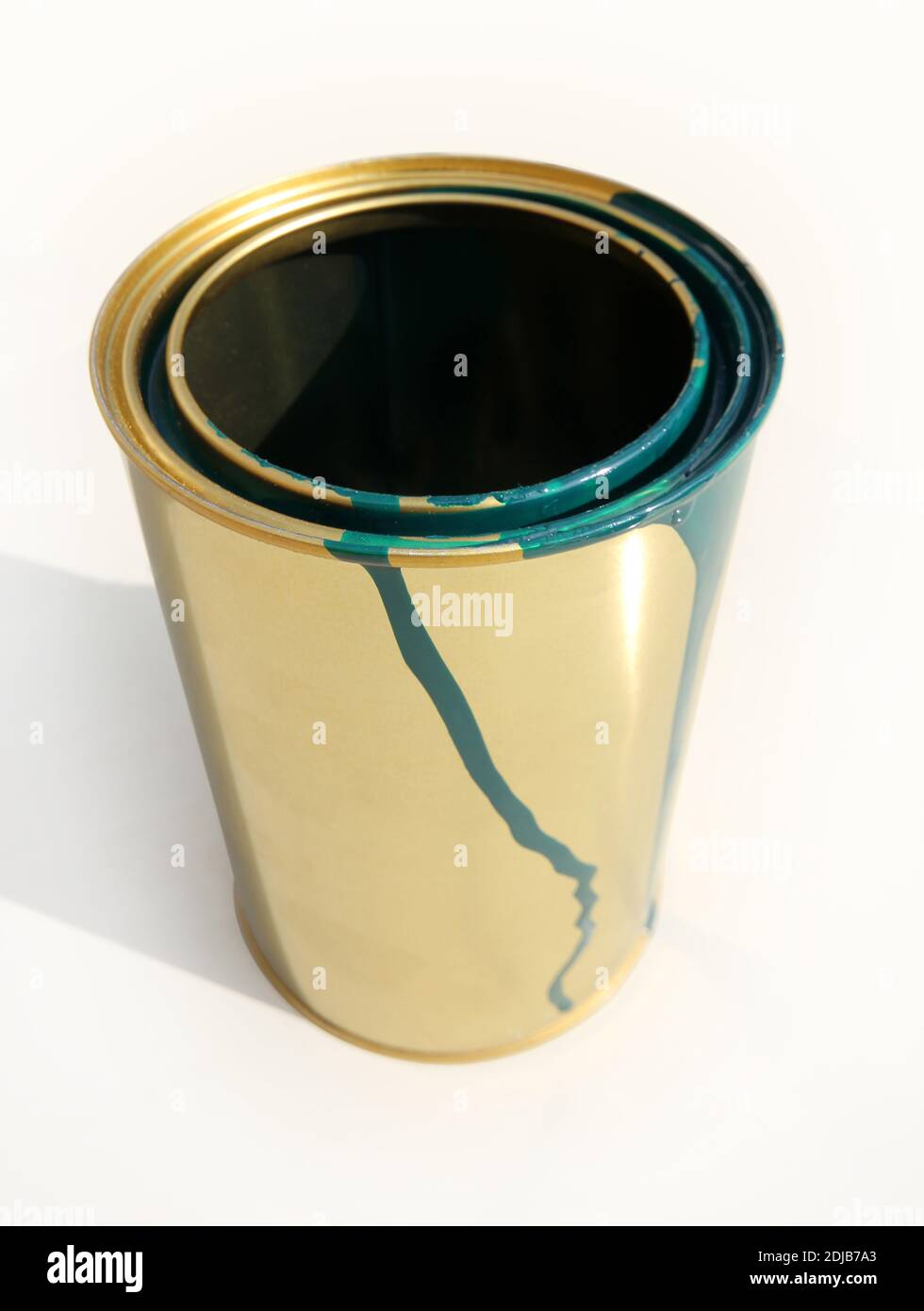 paint can on a white background Stock Photo - Alamy