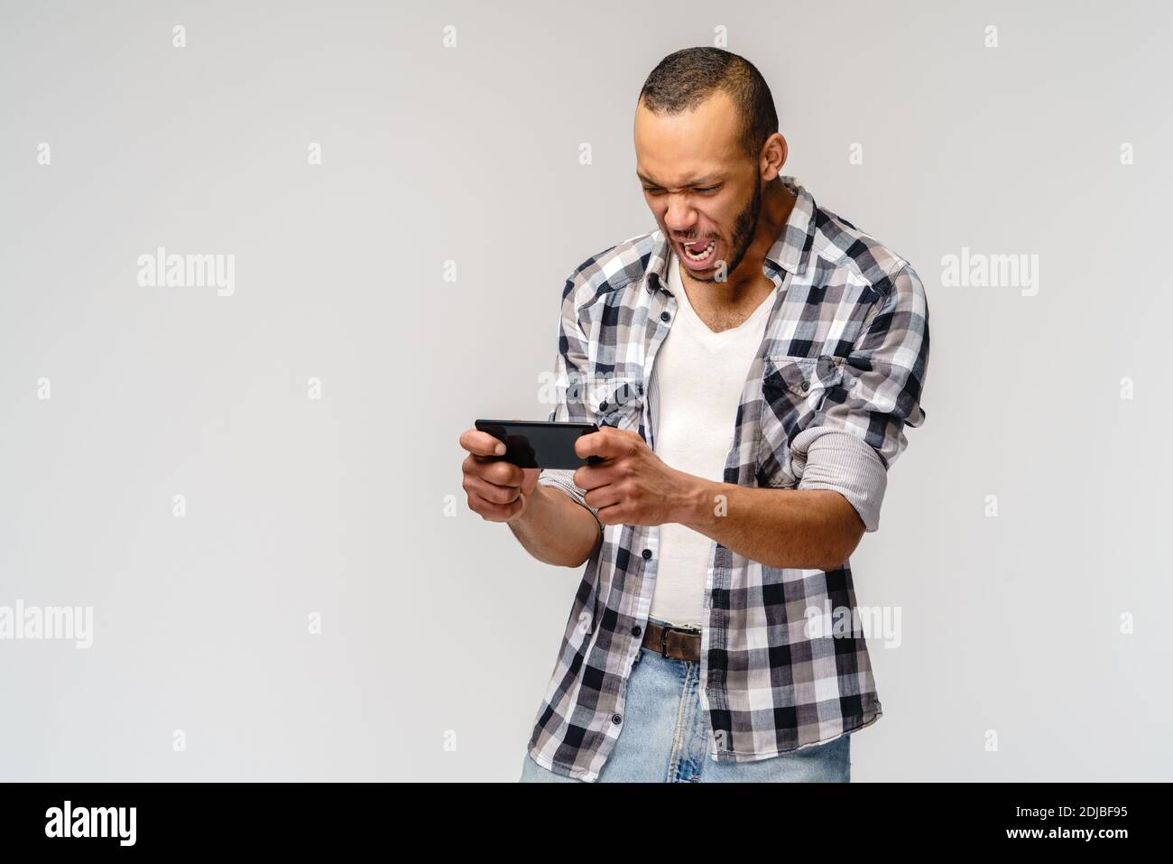 Angry Person On Cell Phone