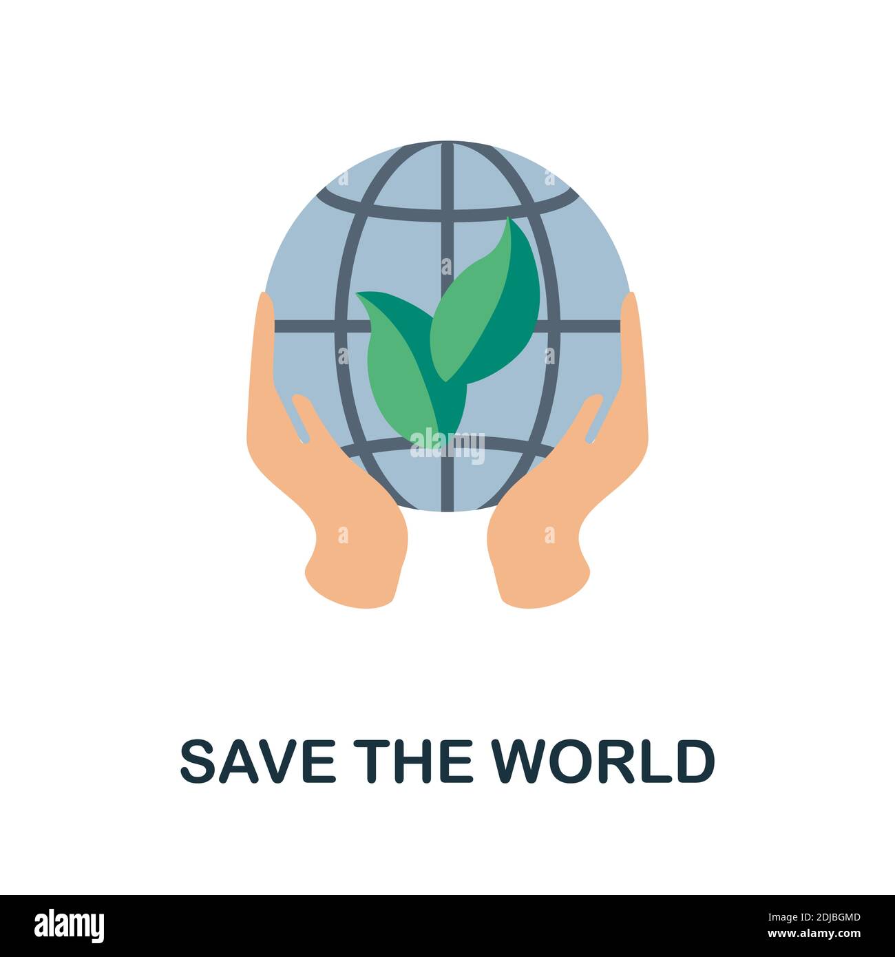 Save The World icon. Simple element from save the world collection ...