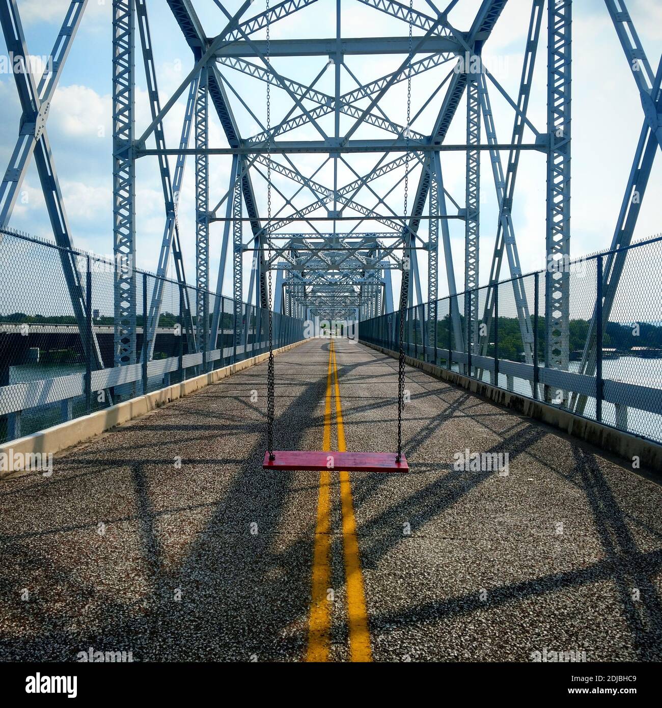 Metal swing bridge hi-res stock photography and images - Alamy