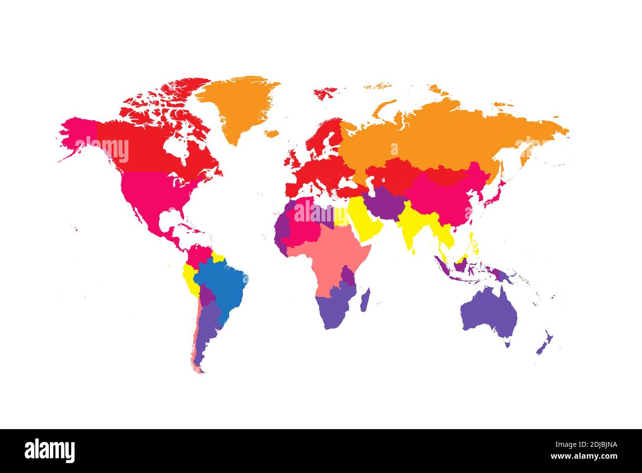 world map infographic Stock Photo - Alamy