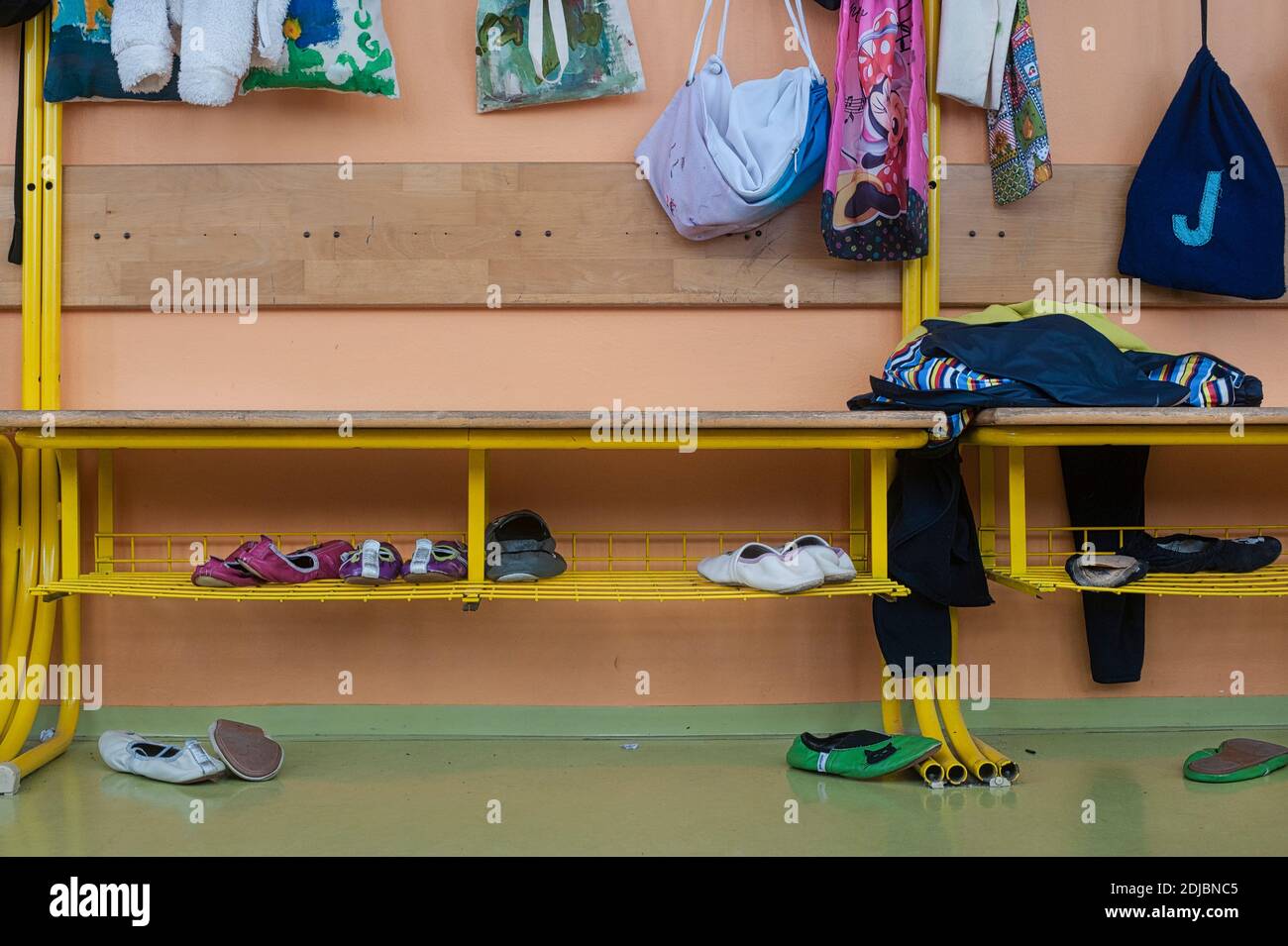 Messy school locker hi-res stock photography and images - Alamy