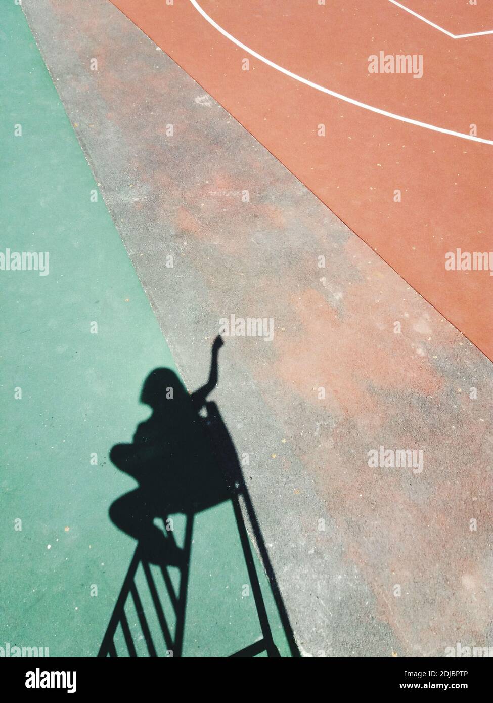 Shadow of person on ladder hi-res stock photography and images - Alamy