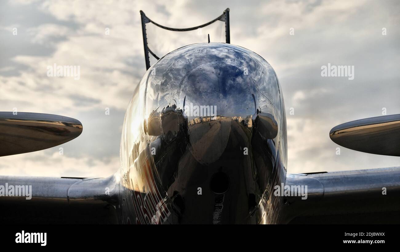 Aircraft close up sky transportation hi-res stock photography and ...