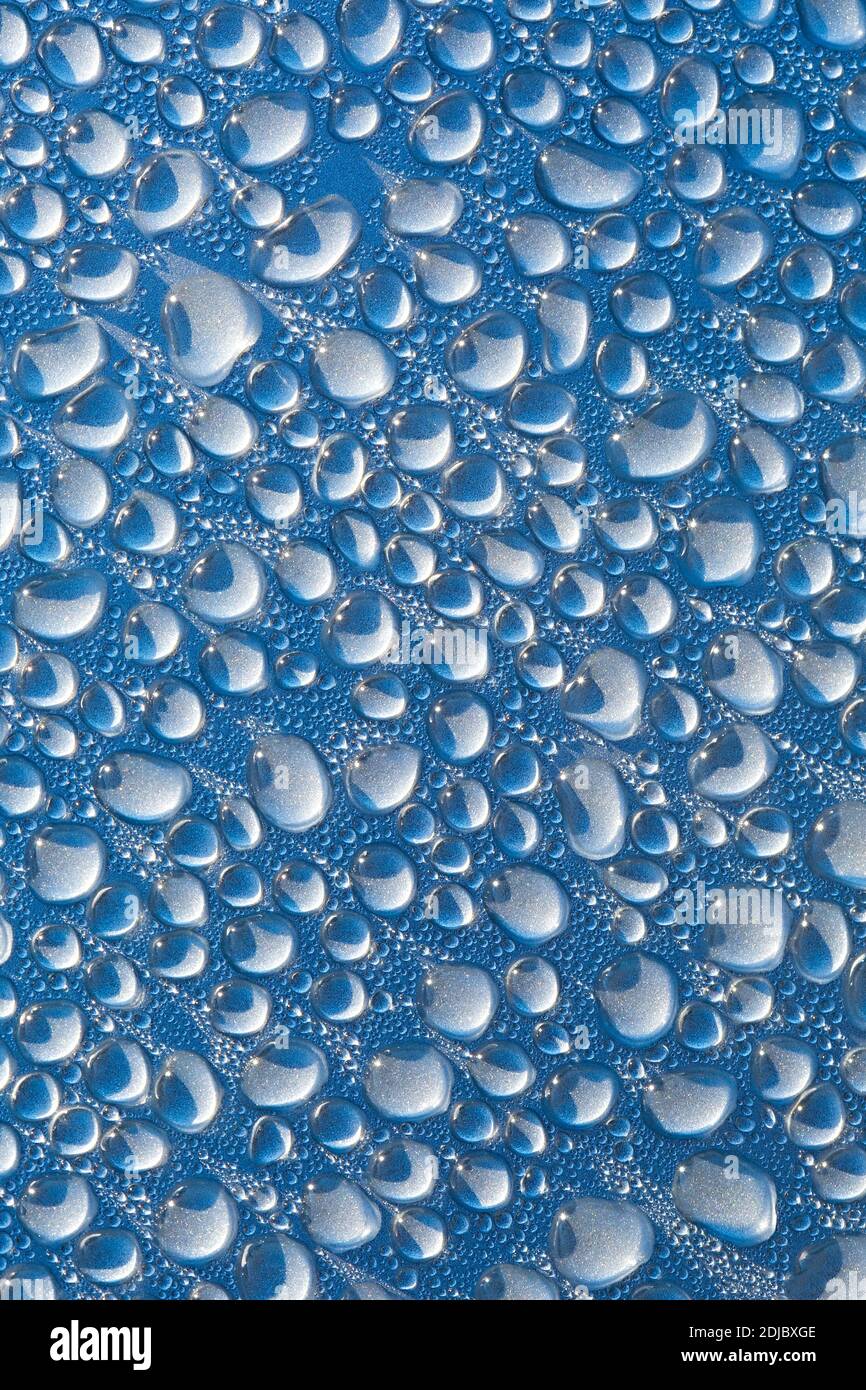 Shiny Water Droplets Stock Photo - Alamy
