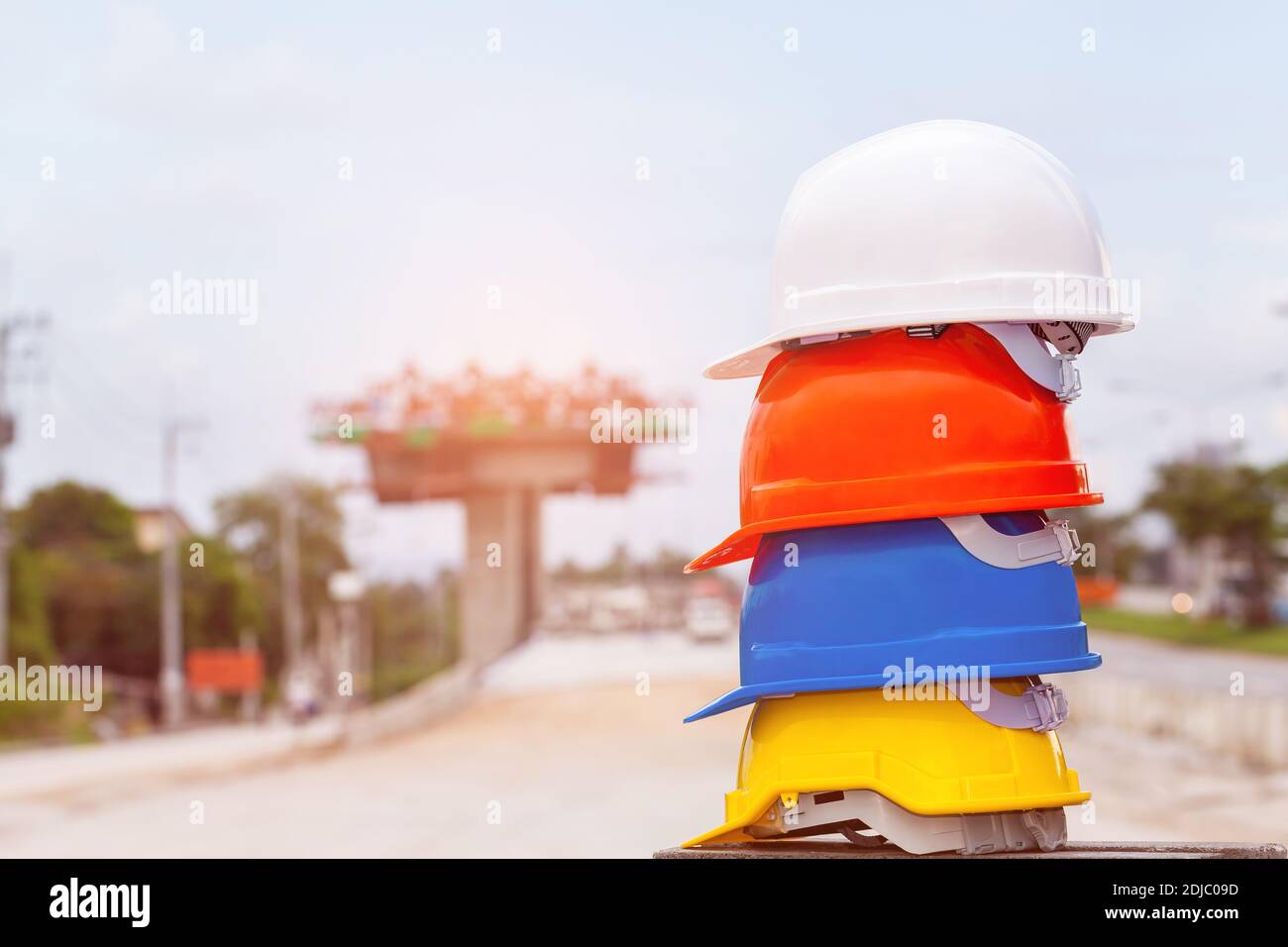 Safety helmets stack hi-res stock photography and images - Alamy