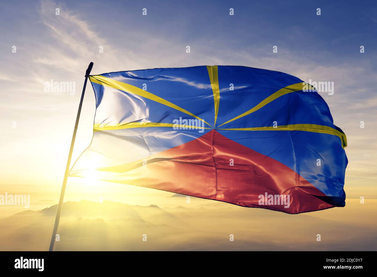 Reunion national flag hi-res stock photography and images - Alamy