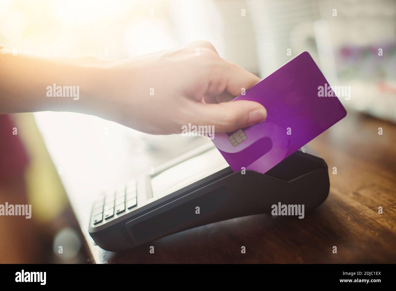 Swiping Card High Resolution Stock Photography and Images - Alamy