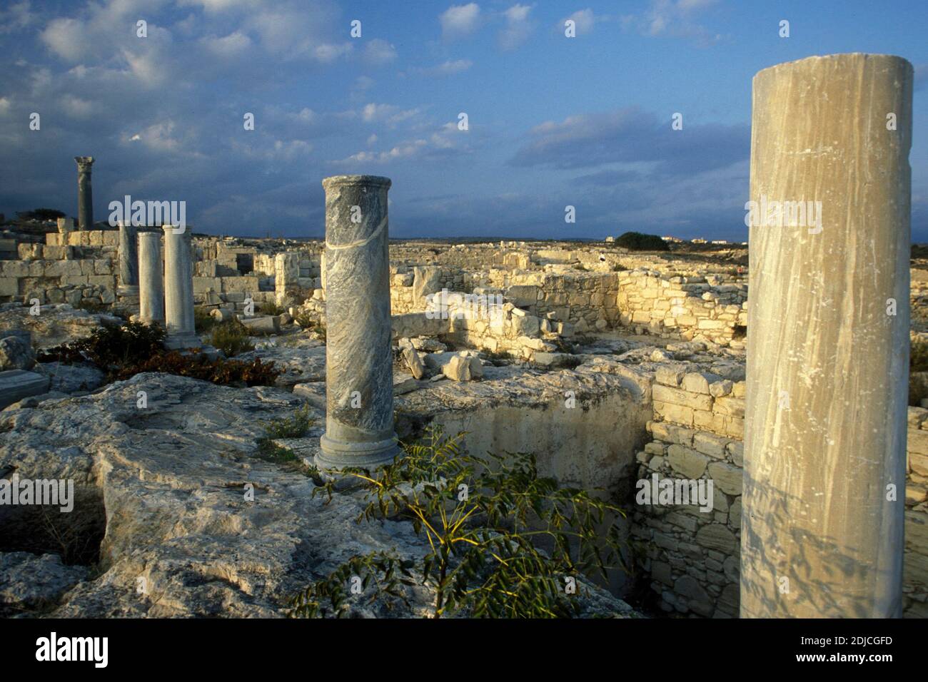 the Roman Ruins of Kourion near the Town of Episkopi in the south of ...