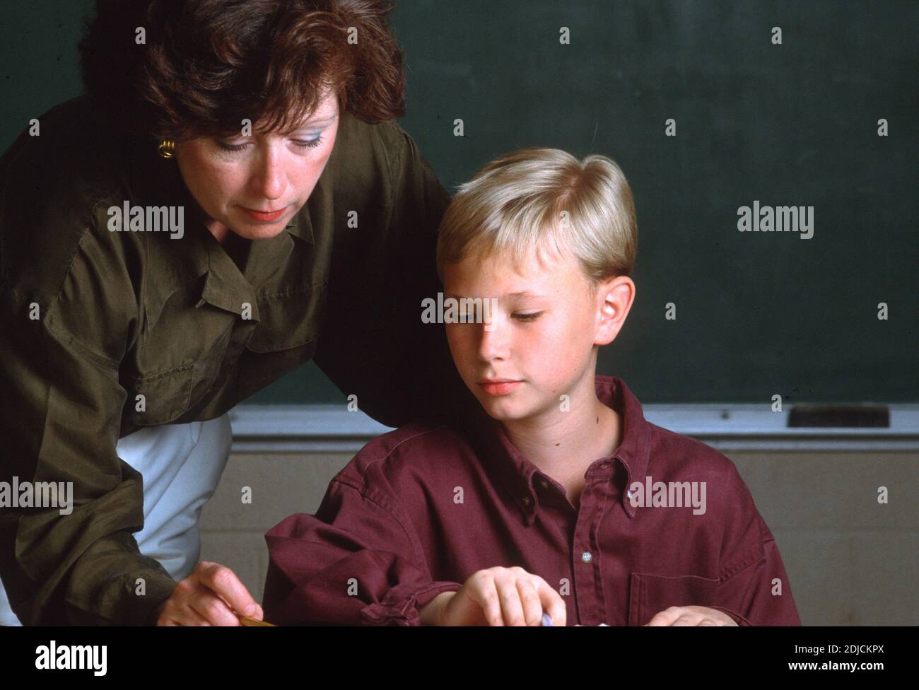1990s classroom hi-res stock photography and images - Alamy