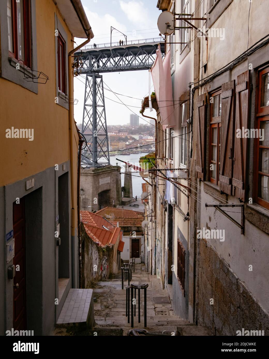 View from "Escadas dos Guindais" - Steep Steps in a Traditional ...