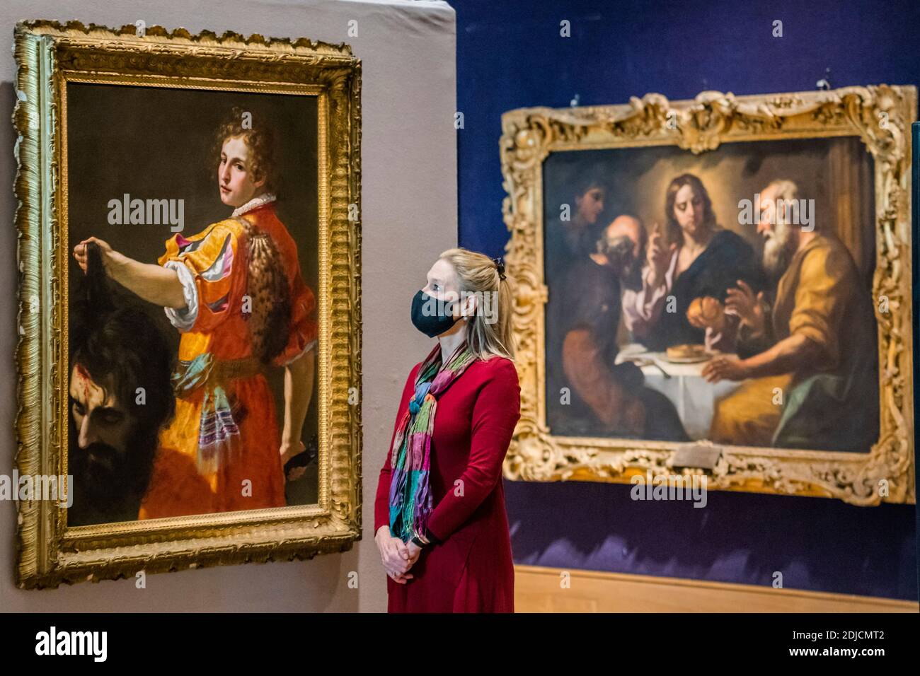 London, UK. 14th Dec, 2020. Jacopo Vignali, David With the Head of ...