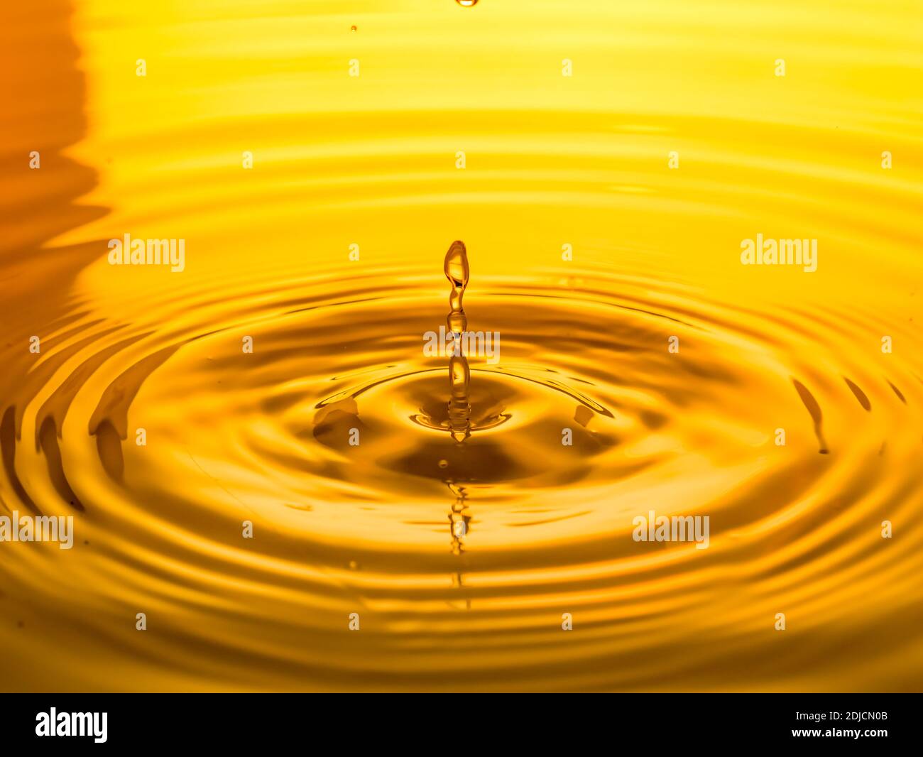 Water drop impact sunset hi-res stock photography and images - Alamy
