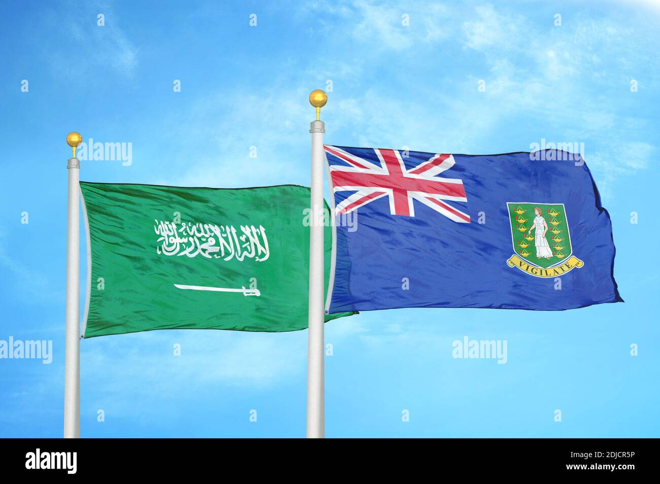Saudi arabia vs british virgin islands hi-res stock photography and ...