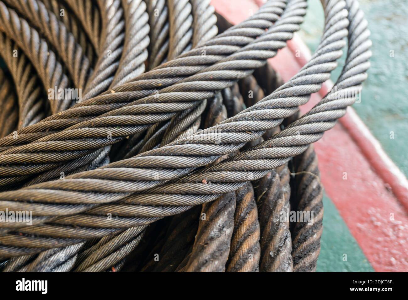 Picking up wire rope hi-res stock photography and images - Alamy