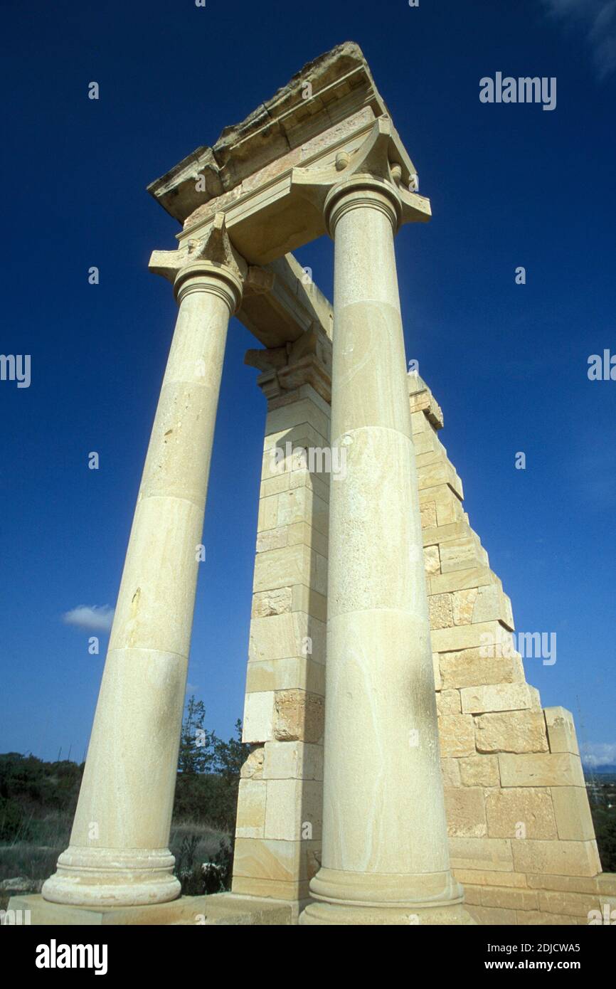 the Sanctuary of Apollo Hylates in the Roman Ruins of Kourion in the ...