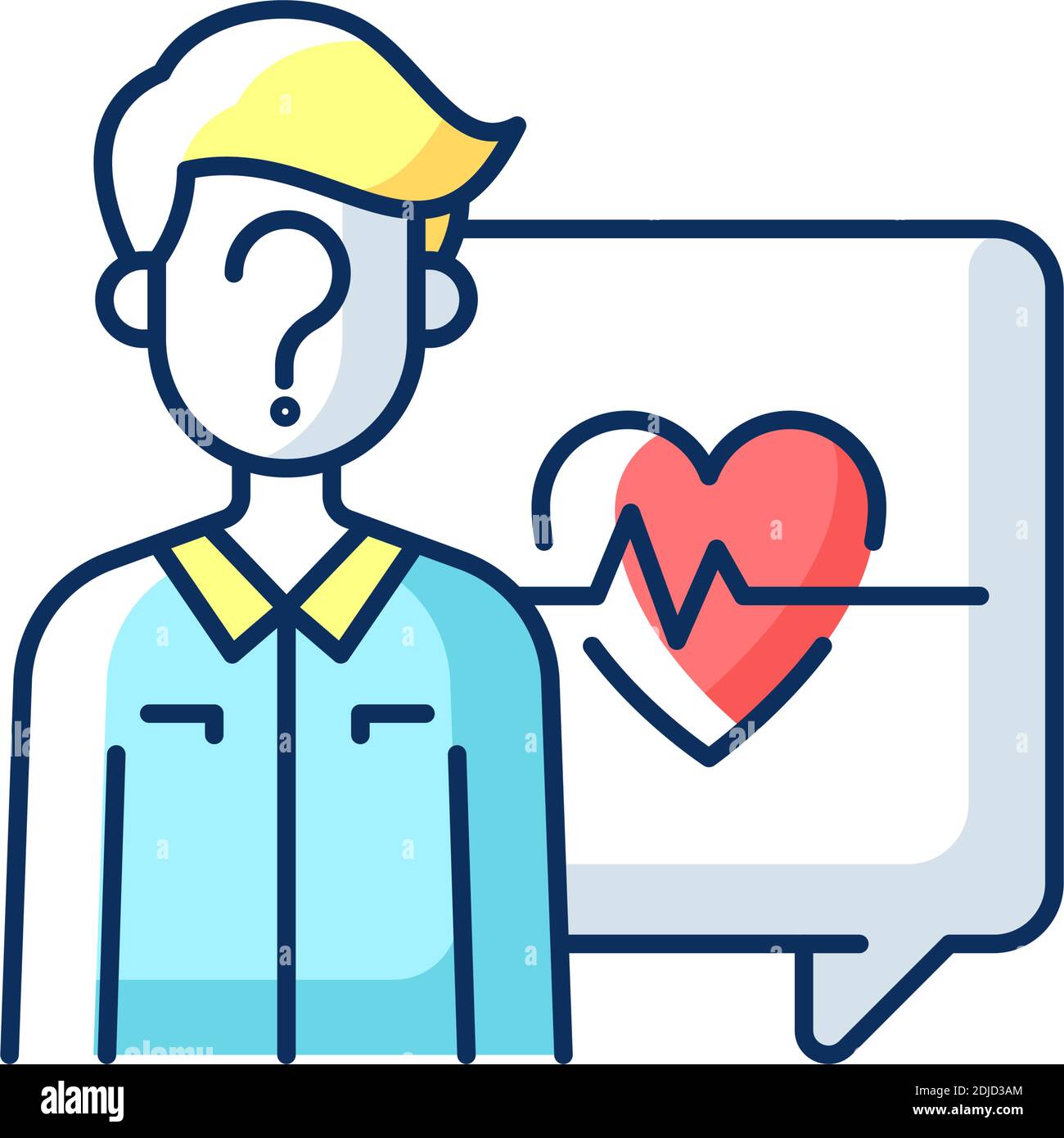 Doctor consultation anonymous Stock Vector Images - Alamy