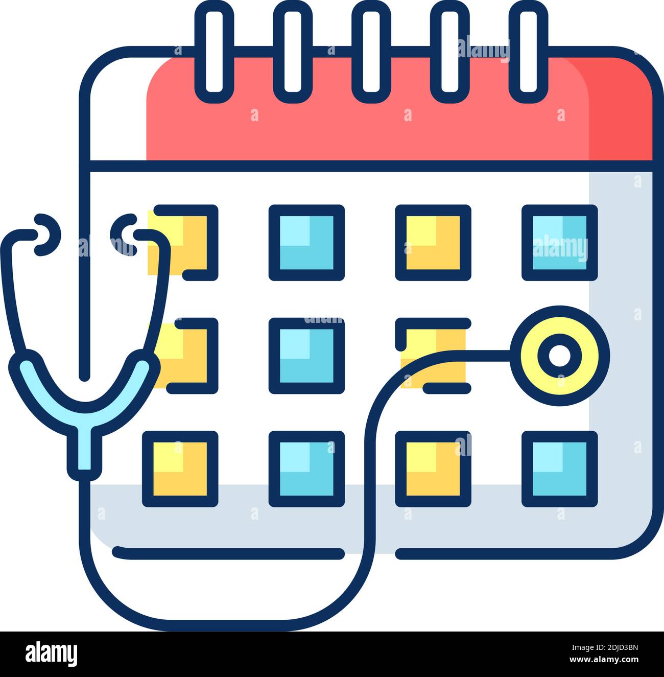 Consultation time RGB color icon Stock Vector Image & Art - Alamy