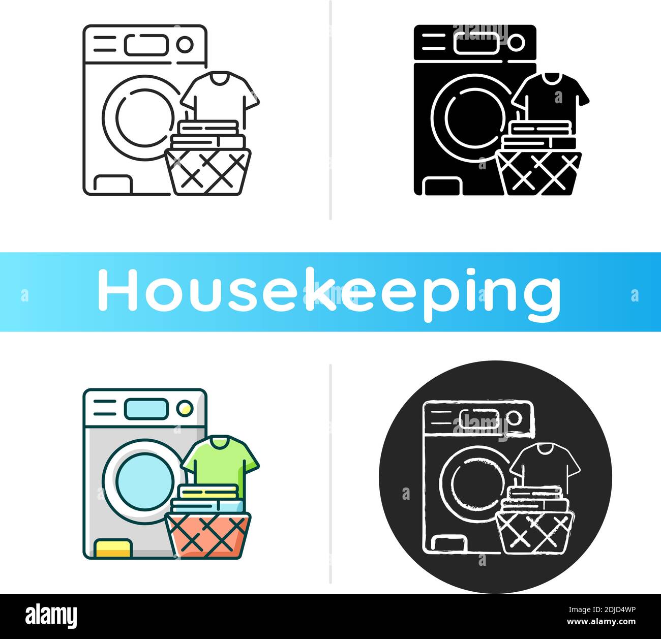 Doing laundry icon Stock Vector Image & Art - Alamy