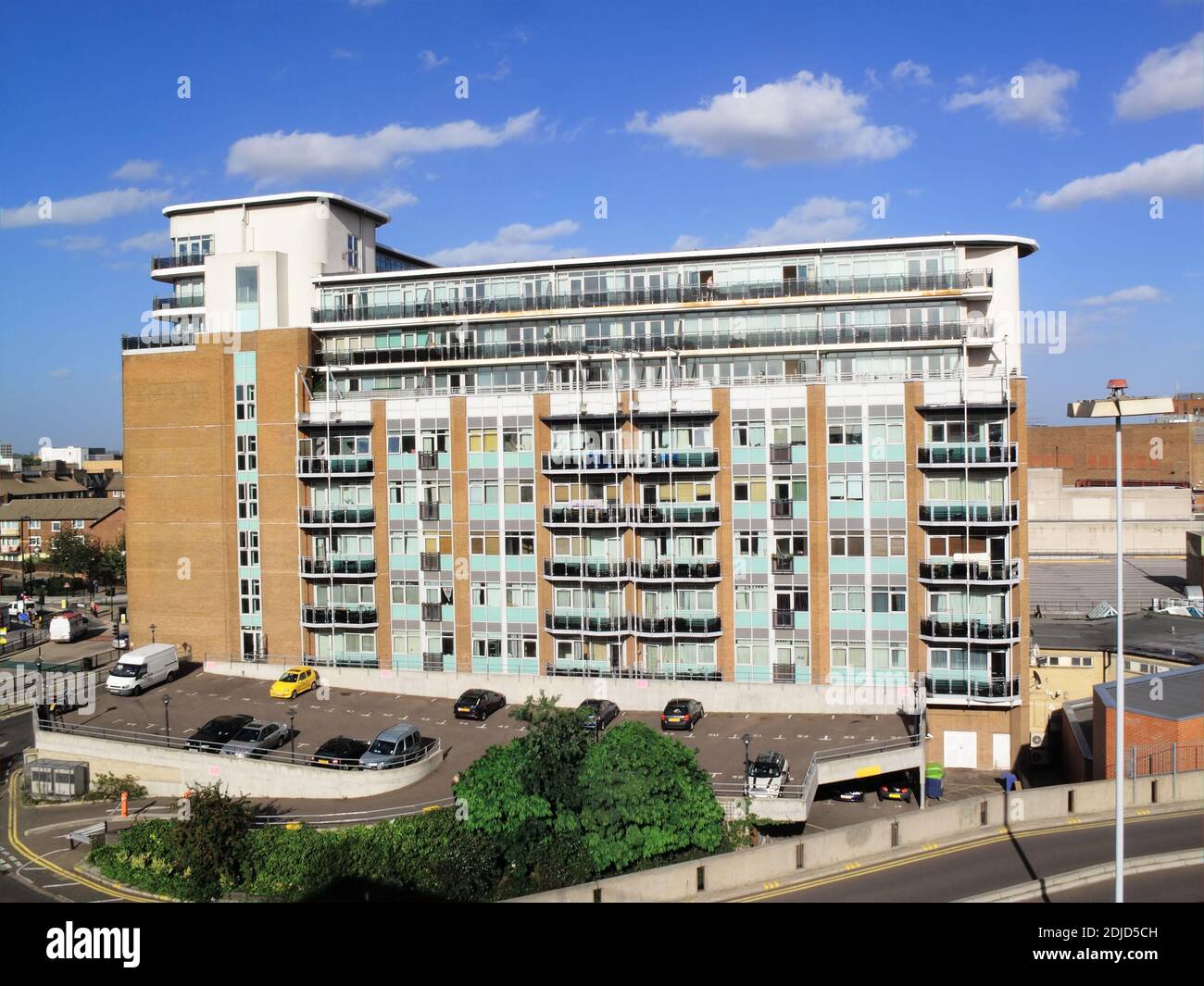 Public council housing high rise tower block apartments in London ...