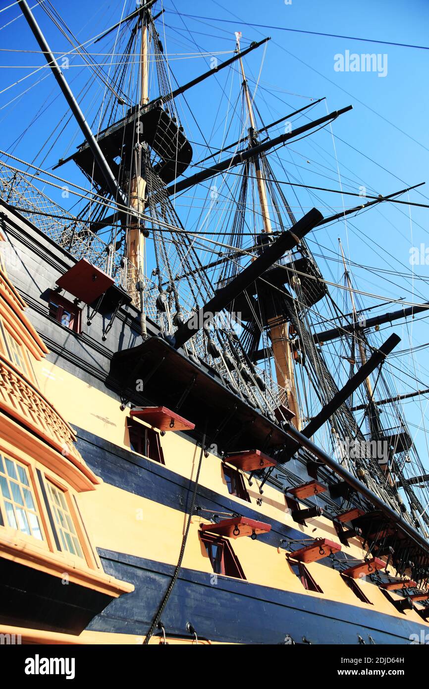 Hms Victory Trafalgar HMS Victory At The Battle Of Trafalgar (colour