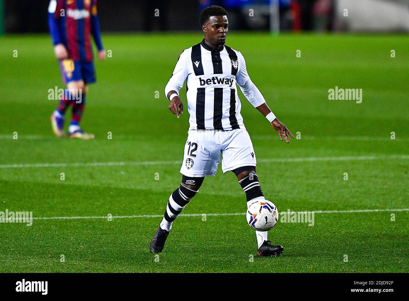 VALENCIA, SPAIN - DECEMBER 13: Mickael Malsa during the La Liga ...
