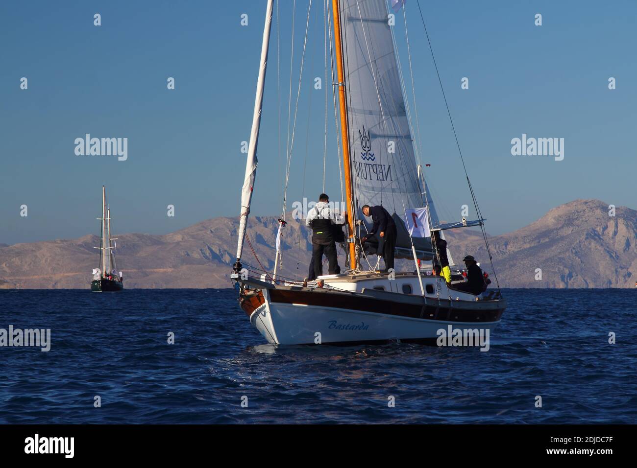 Bodrum, Turkey, 27 October 2018: Bodrum Sailing Cup, Gulet Wooden ...