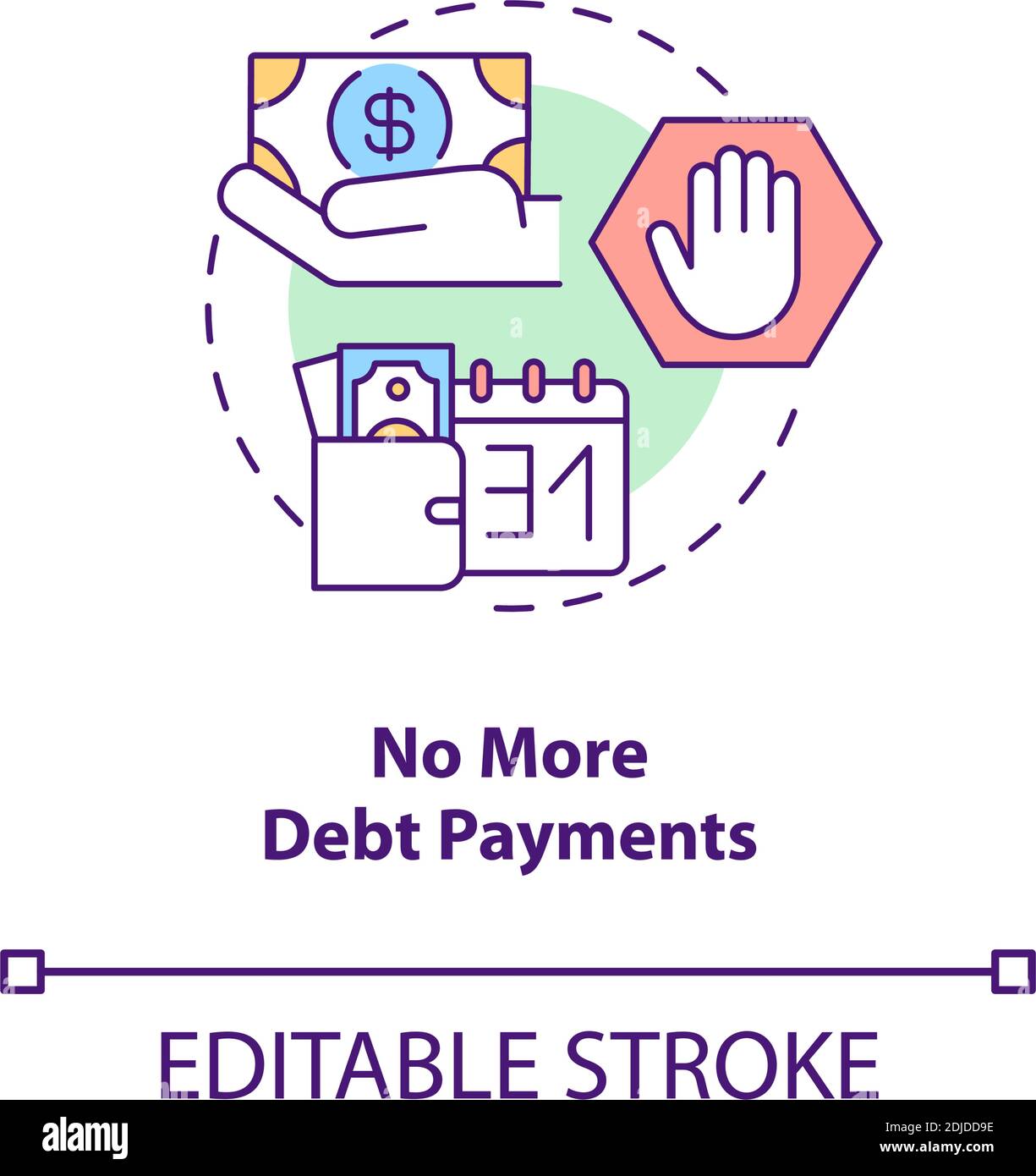 No Debt Clip Art