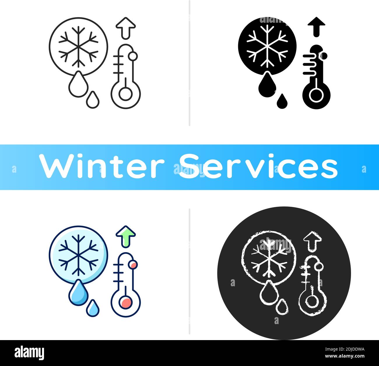 Snow melting icon Stock Vector Image & Art - Alamy