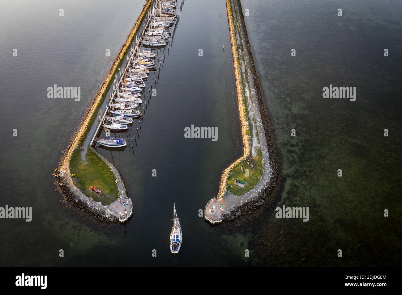 The port of orth on fehmarn hi-res stock photography and images - Alamy