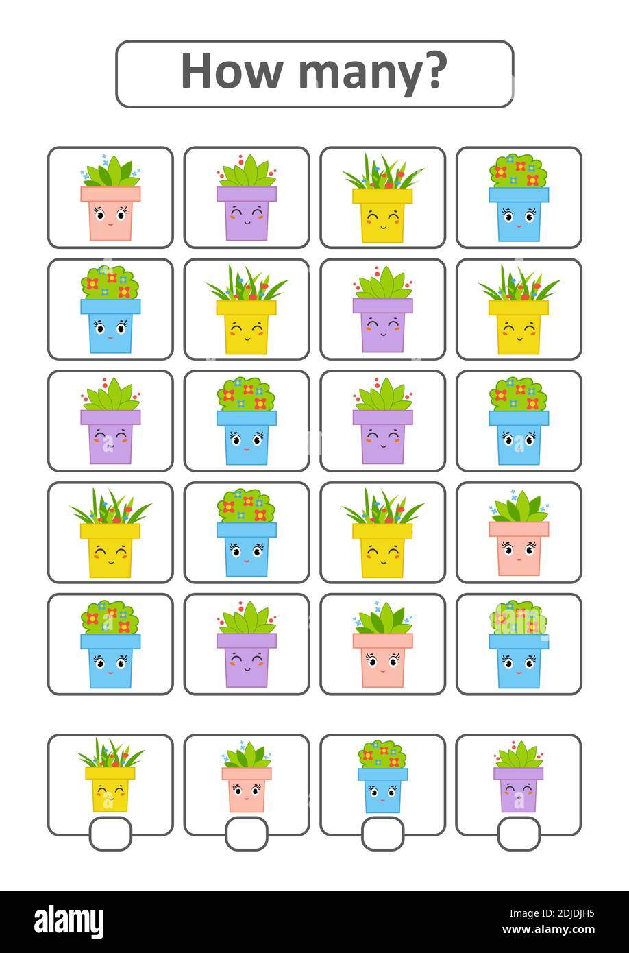 Counting game for preschool children for the development of ...